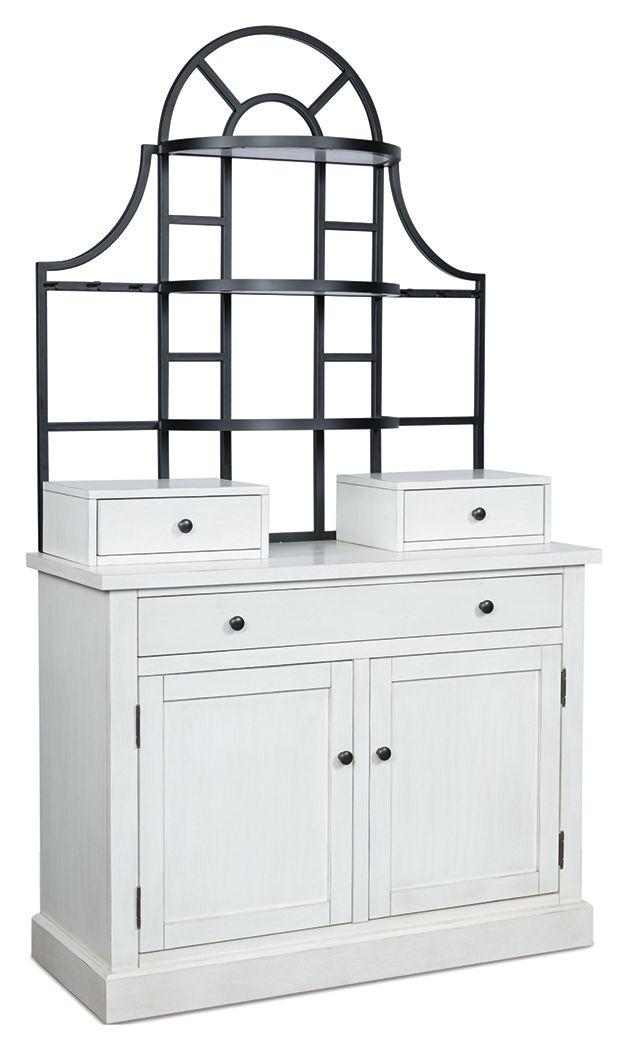 Ashley Greddinton - White - Baker's Rack – FurnitureDepotOhio
