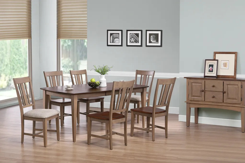 Contemporary Self Storing Leaf Dining Set — FurnitureDepotOhio